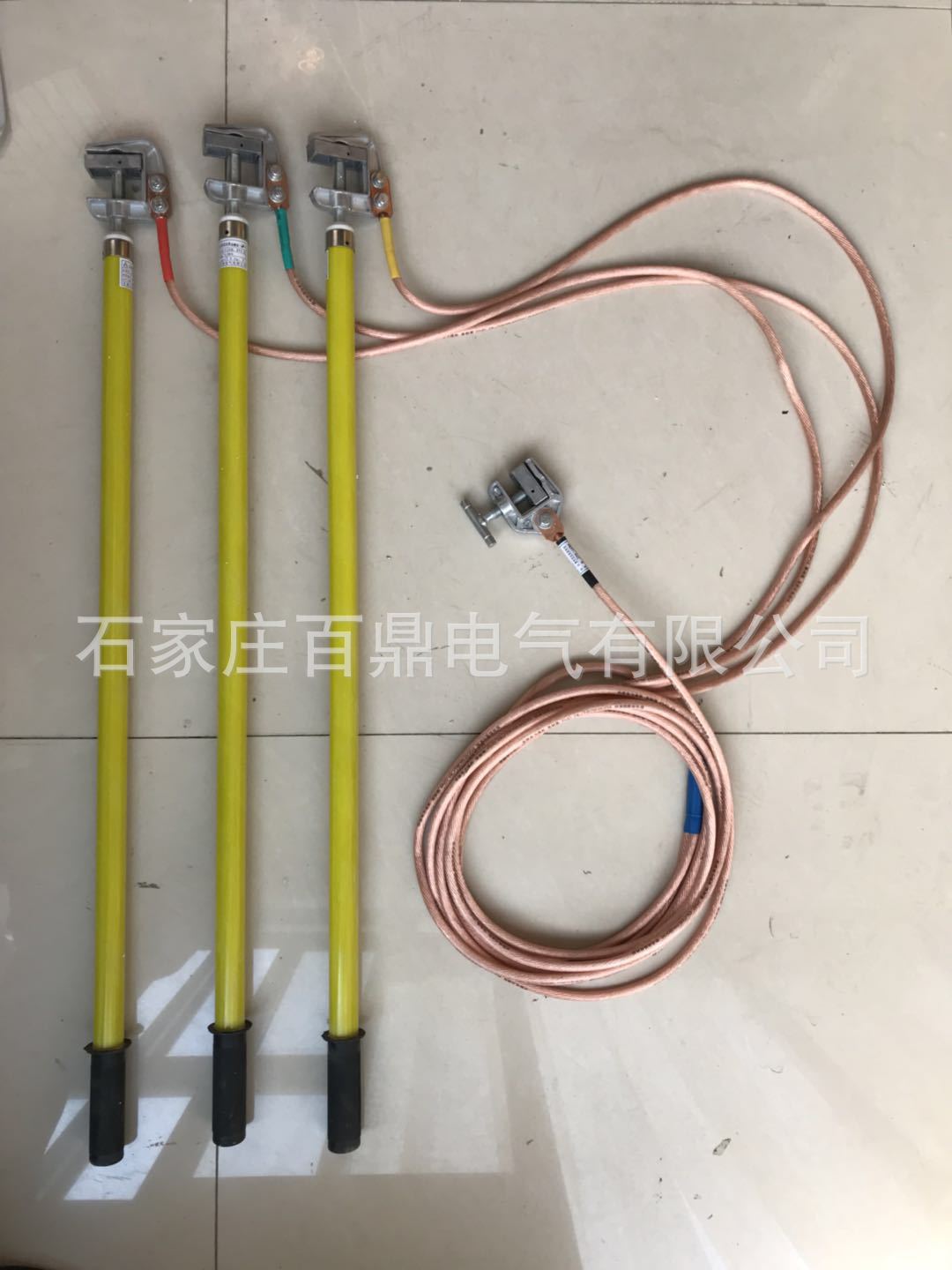 接地线JDX-35型 25mm2透明软铜线 三合一短路接地线35kv线排用-阿里巴巴