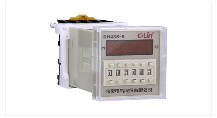 C-Lin欣灵DH48S-S 0.1s-990h 数显双延时循环时间继电器 JSS48A-S-阿里巴巴