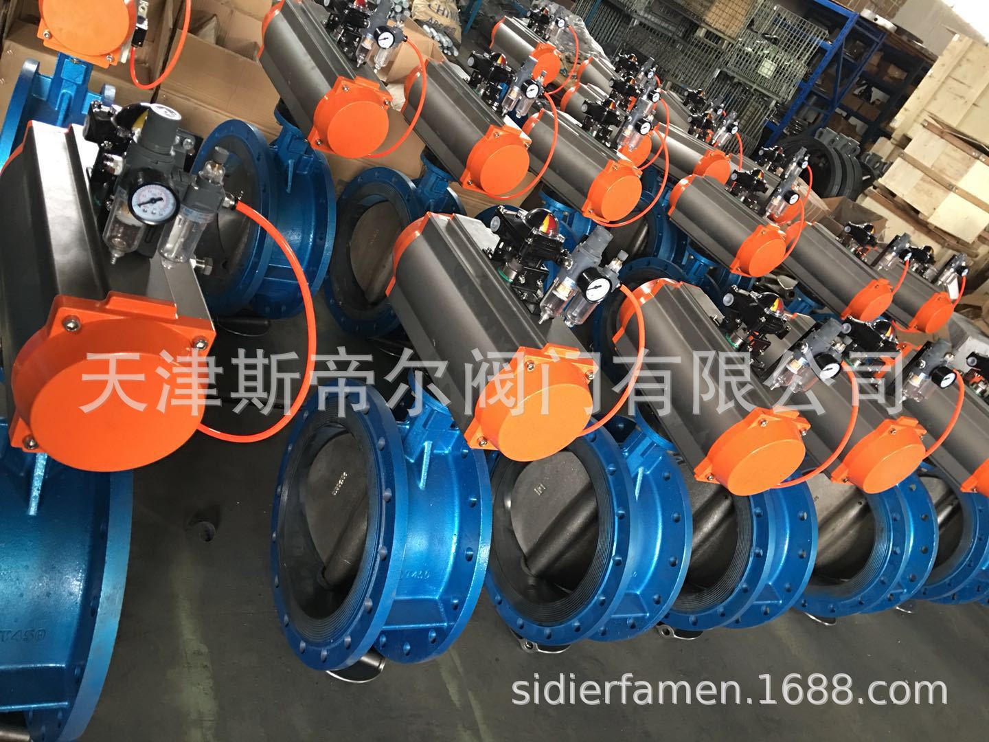 D671X-10Q 气动对夹蝶阀 304阀板 气动调节 双作用蝶阀 厂家天津-阿里巴巴