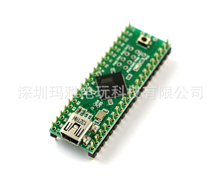 原装Teensy2.0++USB AVR开发板键盘鼠标ISP U盘实验板AT90USB1286-阿里巴巴