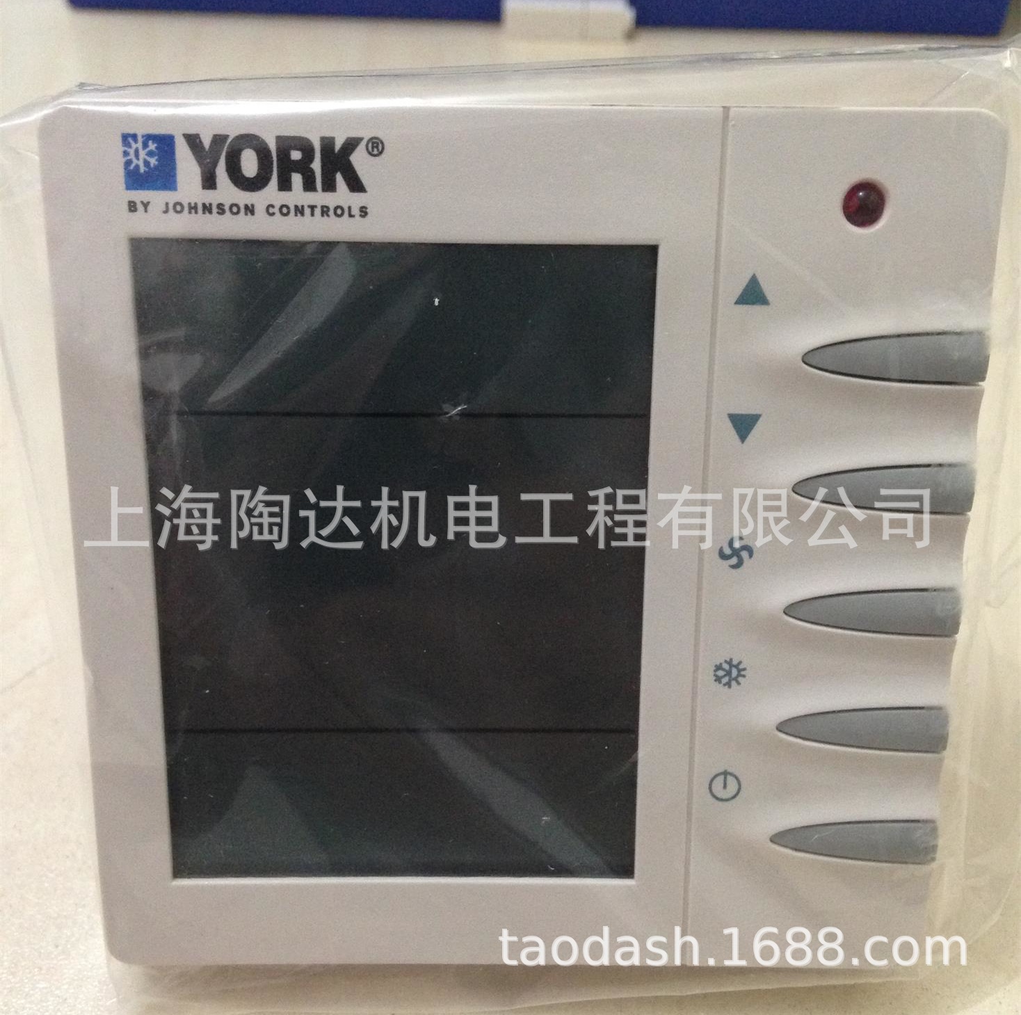 约克温控开关面板线控器APC-TMS2000二管制四管制风机盘管温控-阿里巴巴
