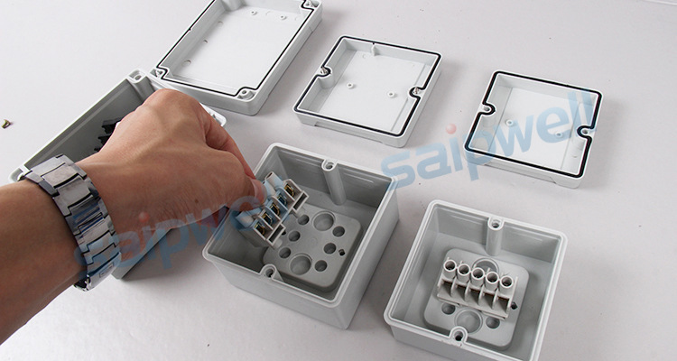 斯普威尔批发端子盒 阻燃接线盒 电缆盒 自带5位端子盒 SP-D9045-阿里巴巴