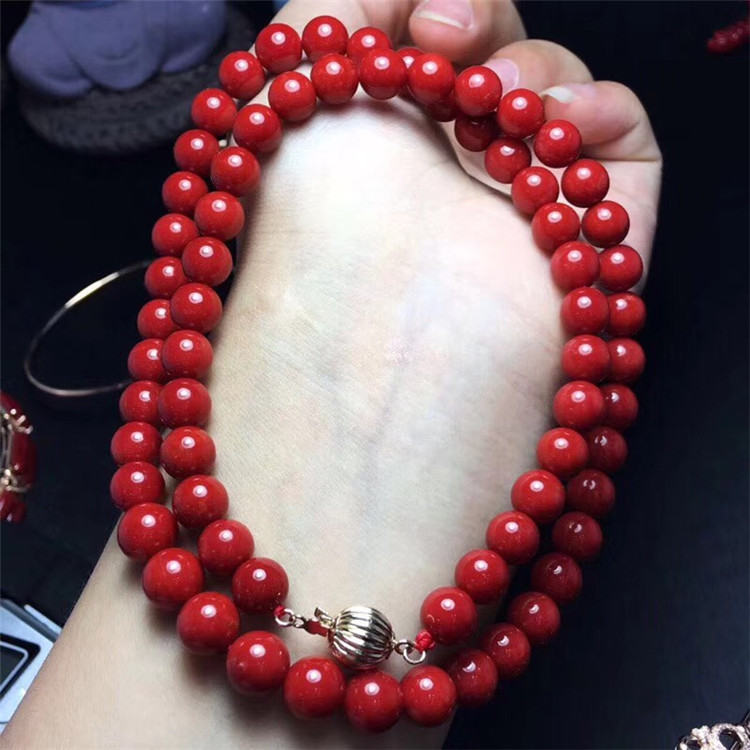 红石头手串,天然红宝石手串,红石头手链_文秘苑图库