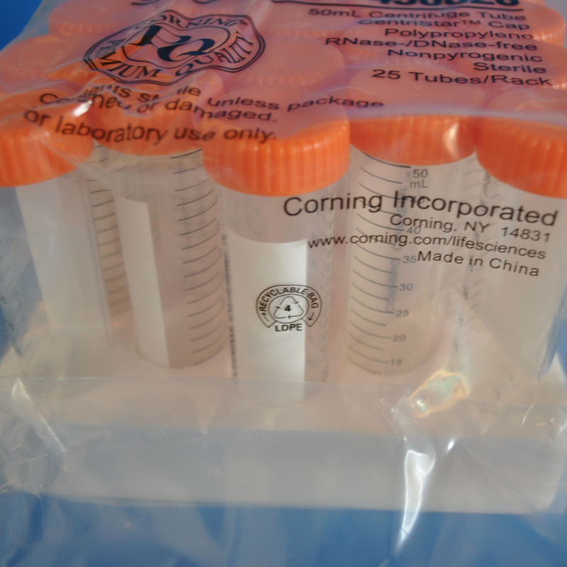 康宁corning离心试管430828塑料50ml离心管 25支/包实验耗材-阿里巴巴