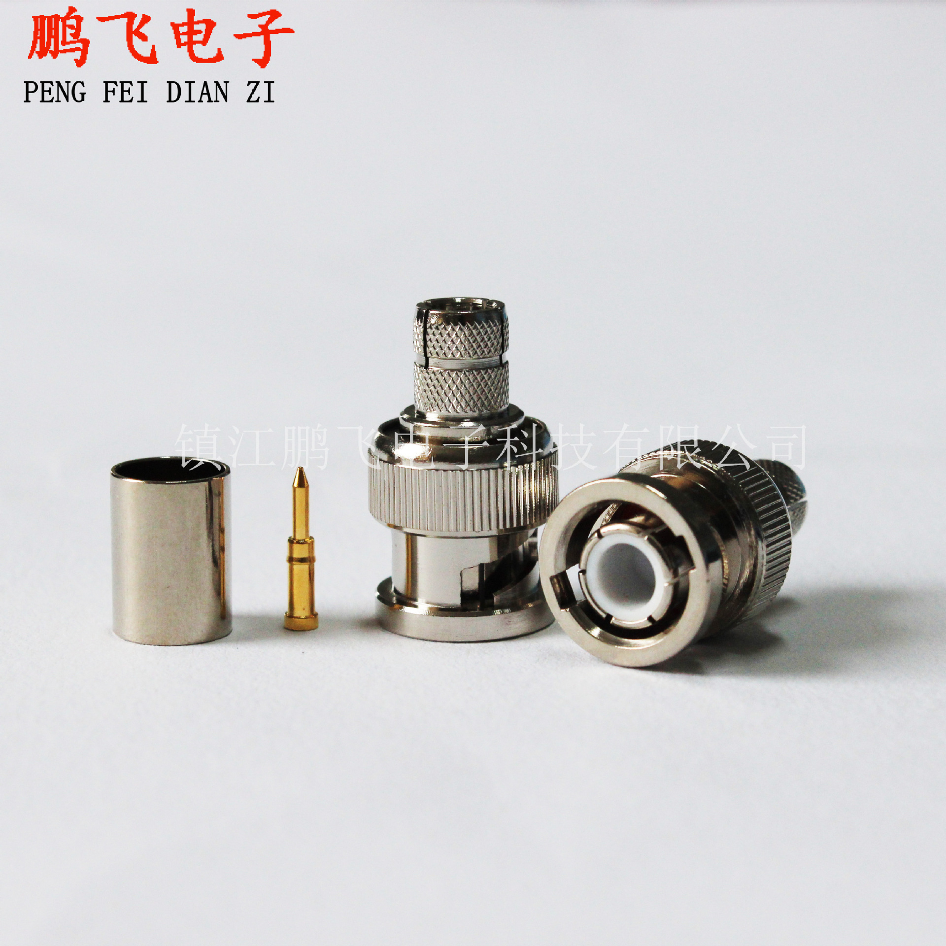 厂家供应BNC-C-J5 压接50-5电缆 全铜公头BNC射频同轴连接器-阿里巴巴