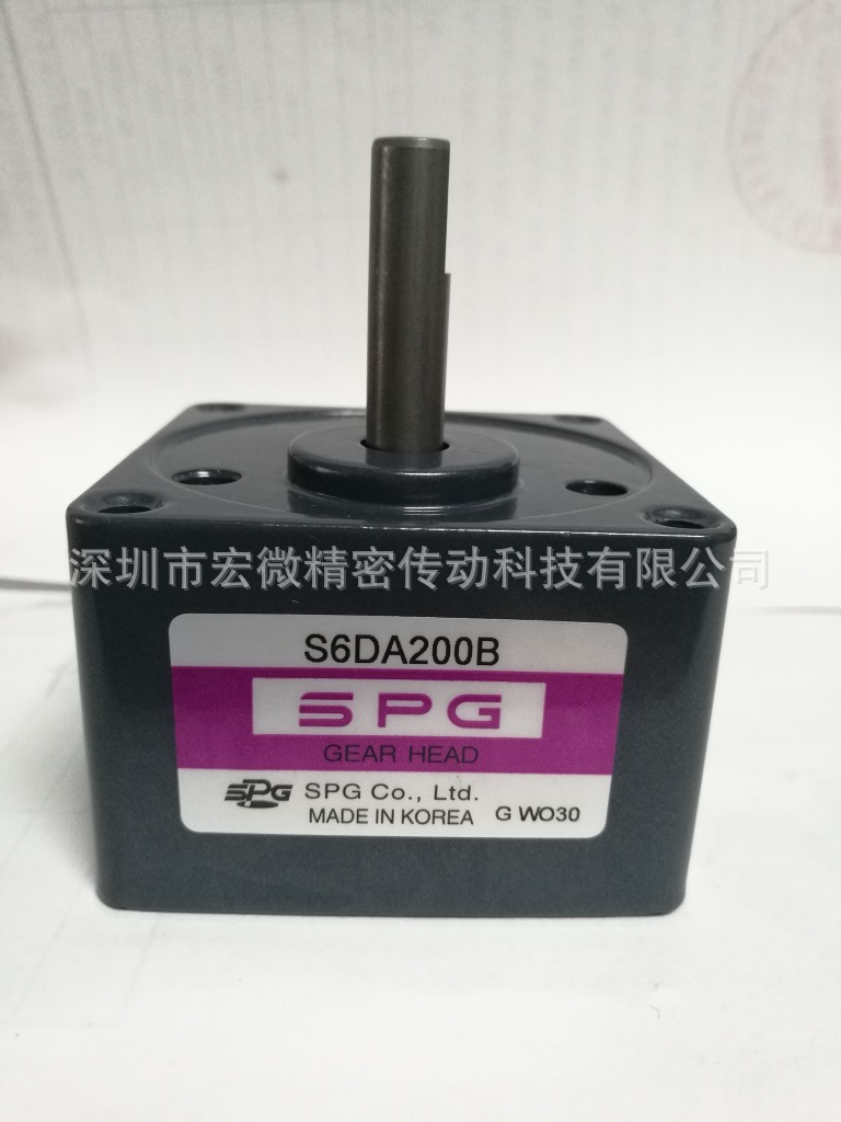 韩国SPG 减速机 S6DA（N) B 系列减速机 配6W电机，调速电机用-阿里巴巴