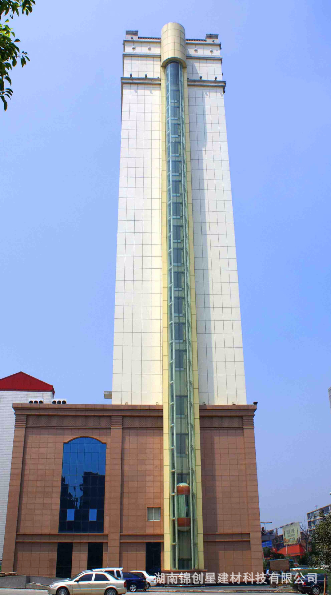 6+6弧形钢化夹胶玻璃观光电梯明框玻璃幕墙钢结构玻璃幕墙-阿里巴巴