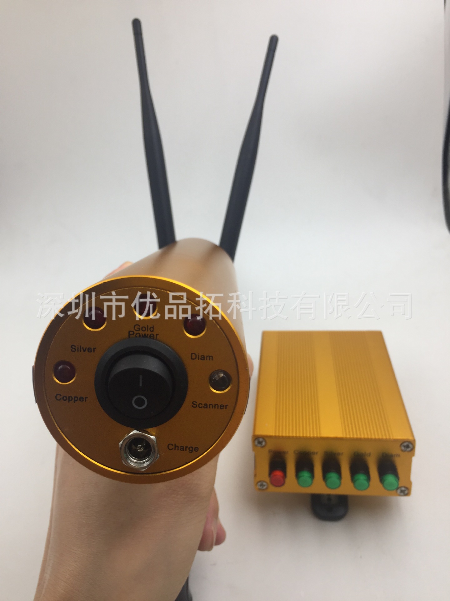 新品双探头增强信号探测技术AKS PLUS升级版地下金属探测器-阿里巴巴