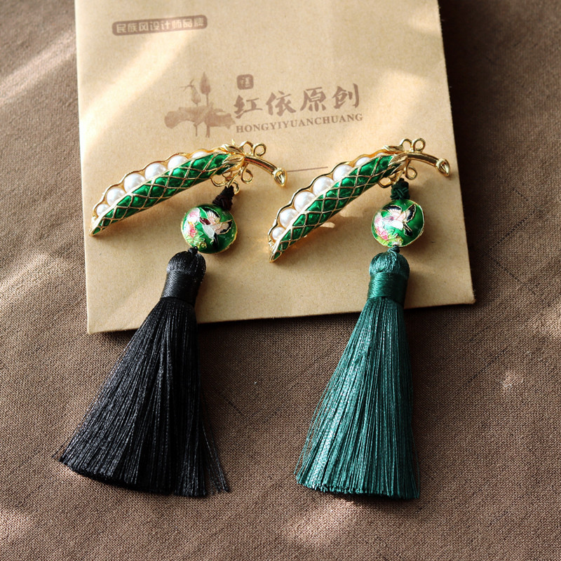 [Cardamom] brooch women's scarf buckle sweater cardigan accessories pea ...