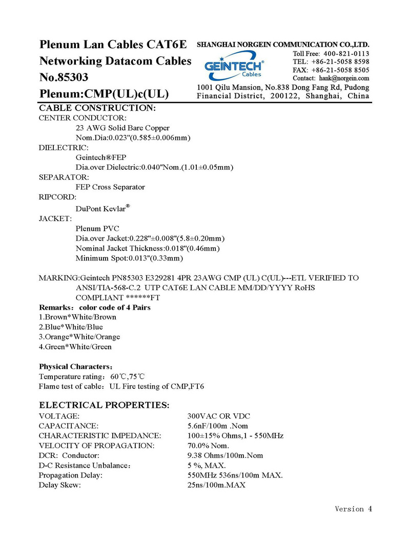诺进通讯 千兆网络线Networking Datacom Cables无氧铜网线PLENUM-阿里巴巴