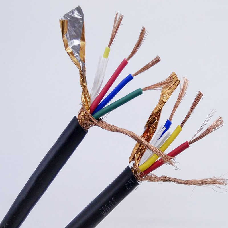 ZR-RVVP 2*1.0 300/500V 信号编织铜丝软电缆 3*1.5 3*2.5 3*4-阿里巴巴