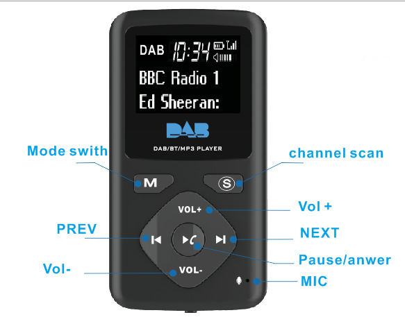 跨境数码DAB收音机Pocket DAB radio带蓝牙MP3读卡播放功能-阿里巴巴