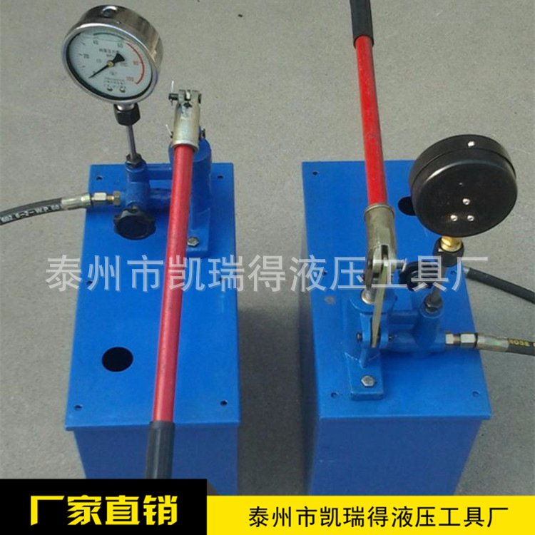 手动试压泵 SB-10Mpa 管道测压表 水管打压泵测漏仪-阿里巴巴