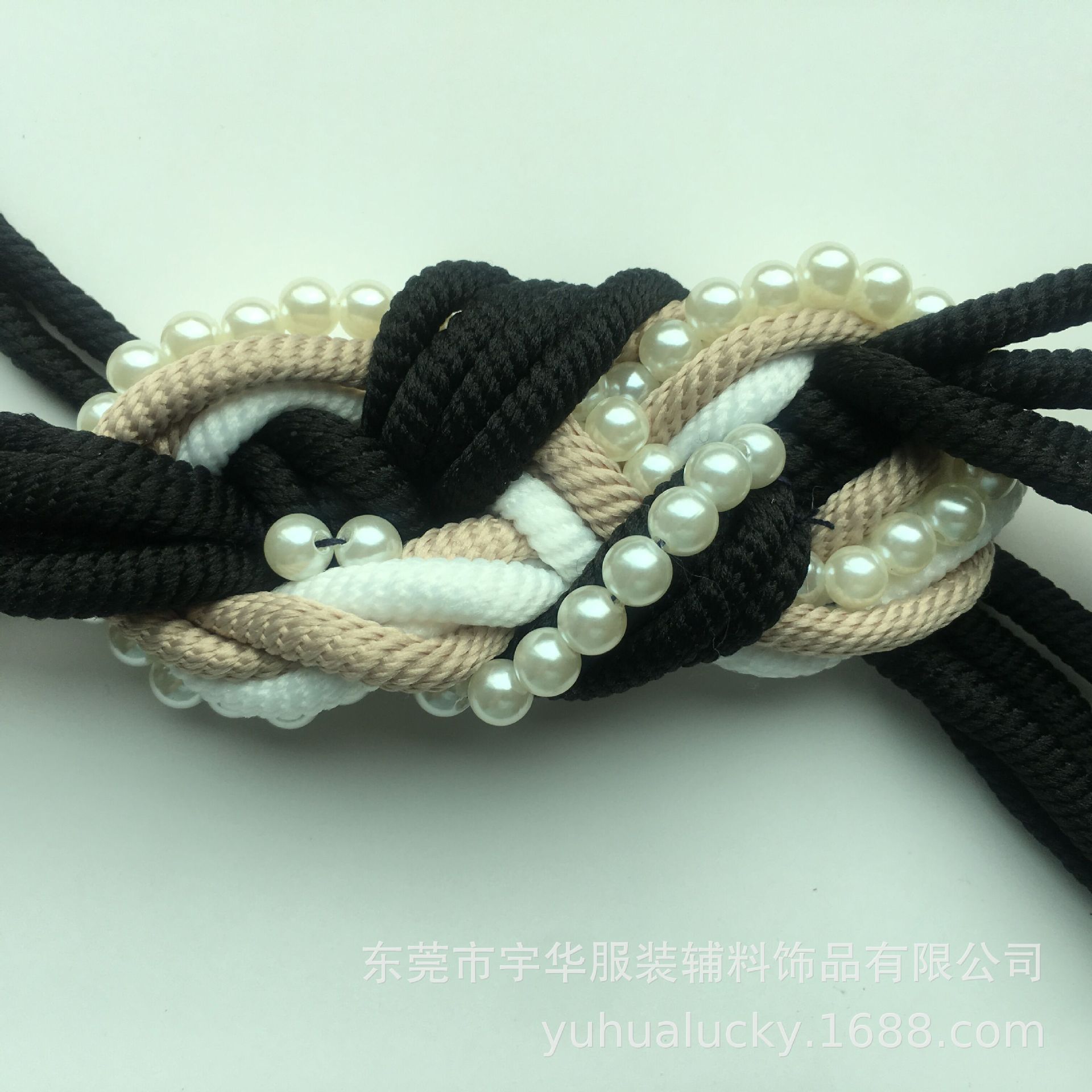 现货供应11CM香柰儿同款鞋花 春秋款手工订珠鞋子织带-阿里巴巴