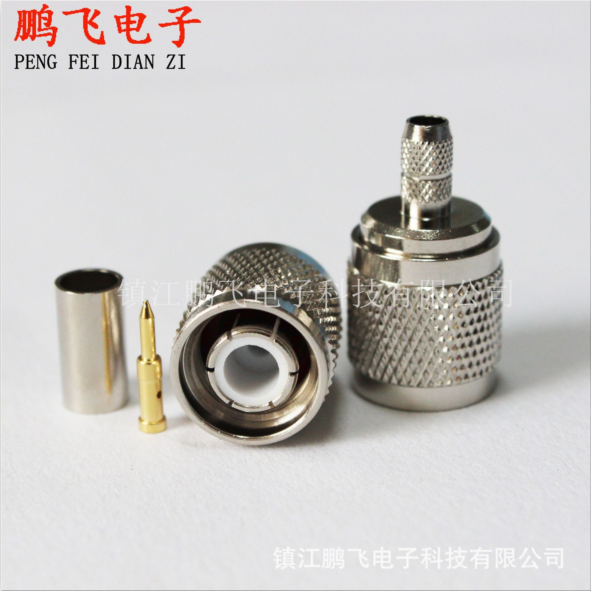 TNC-C-J3射频同轴连接器TNC公头铜连接器接RG5850-3电缆厂家供应-阿里巴巴