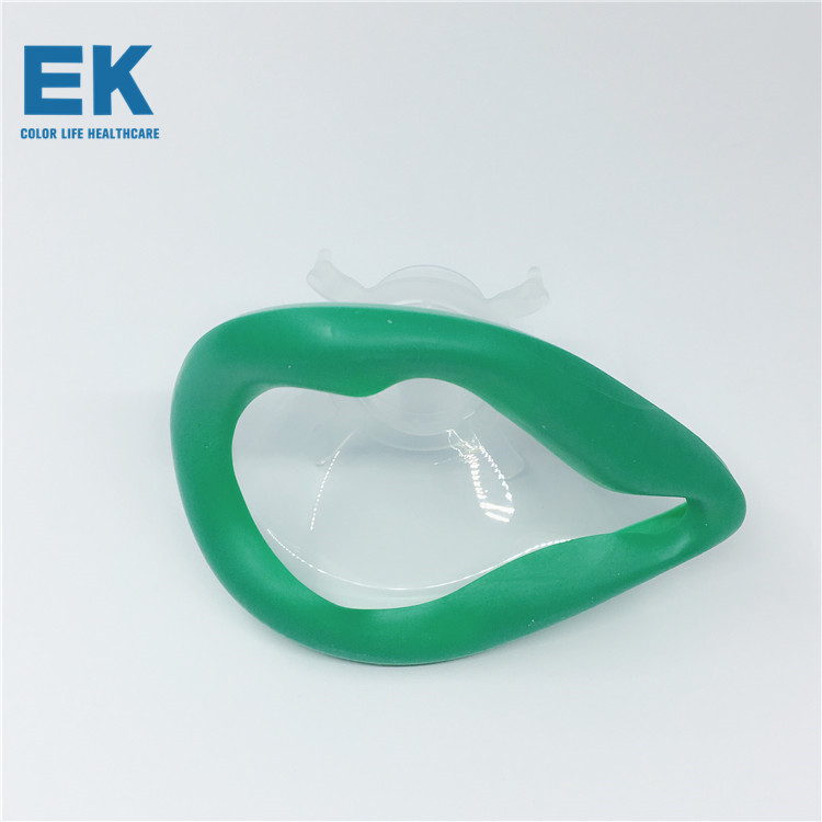 K100206 一次性非PVC双色麻醉面罩 出口-阿里巴巴