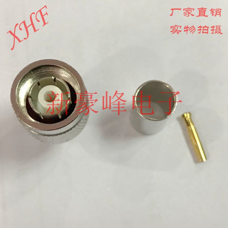 TNC公头冷压反接内螺内孔接线SYV50-5 5DFB RG6 RG304 LMR300 7MM-阿里巴巴