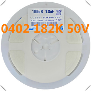 贴片电容0402 182K 1.8nF 50V X7R 10% 陶瓷电容-阿里巴巴