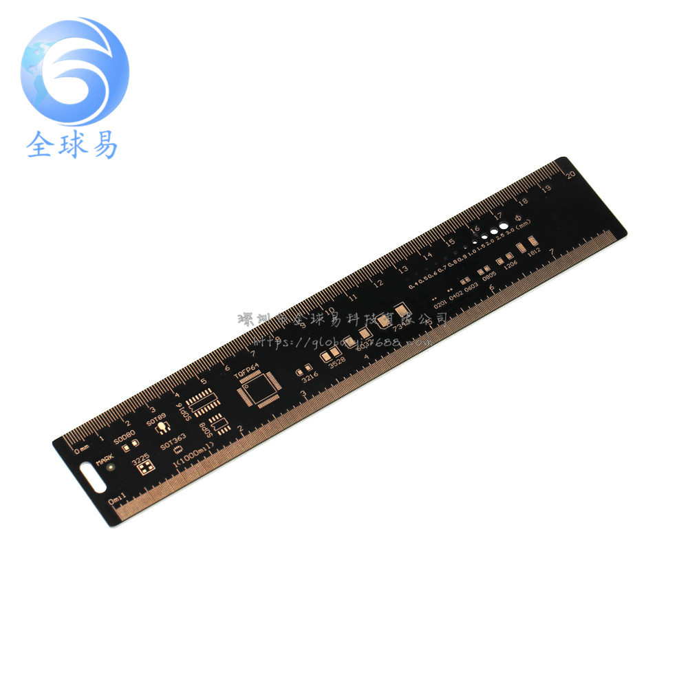 PCB Ruler PCB工程用尺 PCB封装单位 工程尺15CM 20CM 25CM 30CM-阿里巴巴