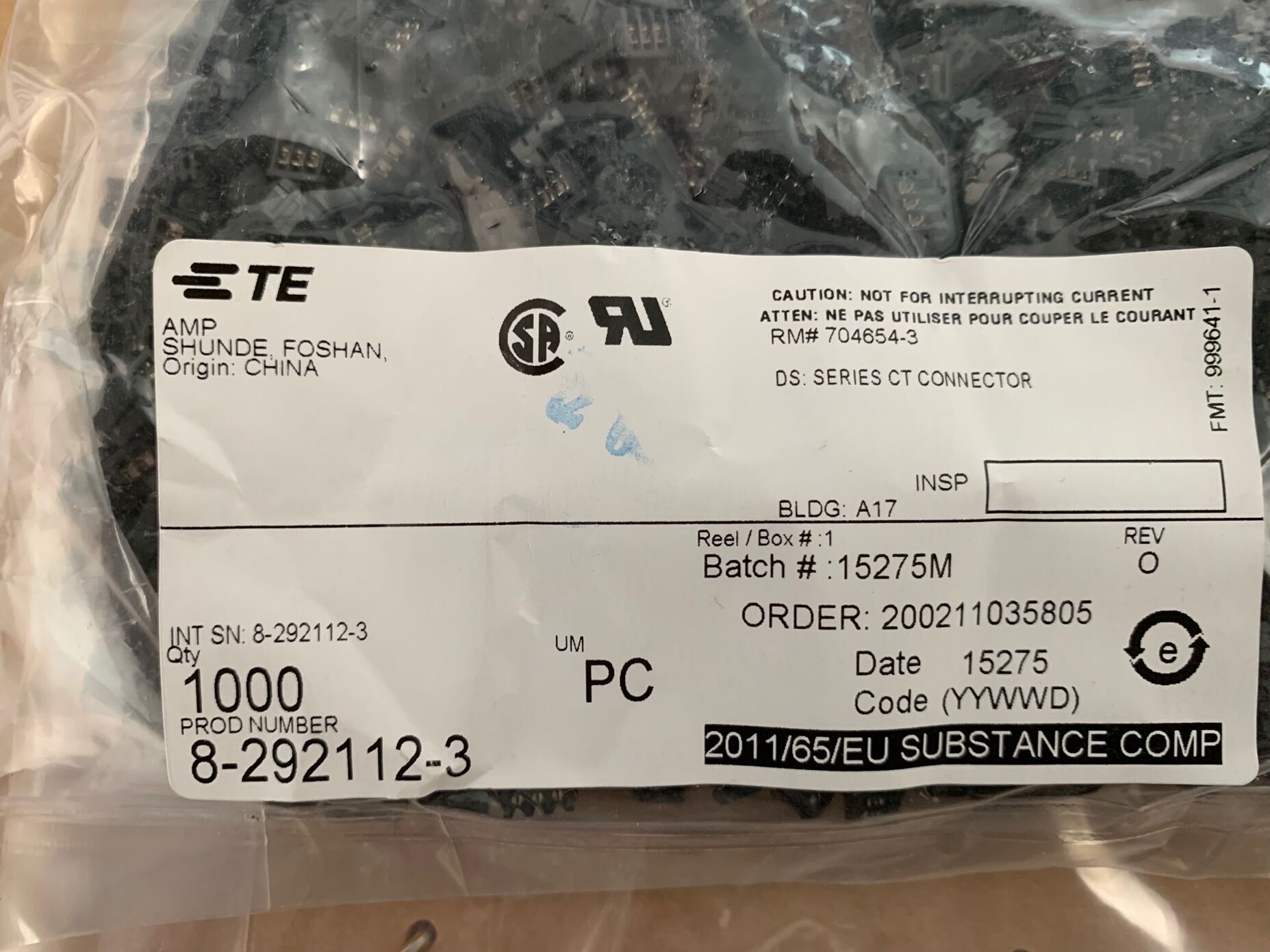 现货供应 TE 8-292112-3-阿里巴巴