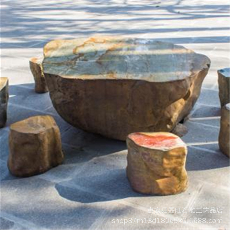 厂家直销石雕青石桌子凳子家用天然石材雕刻石桌石凳户外茶几桌-阿里巴巴