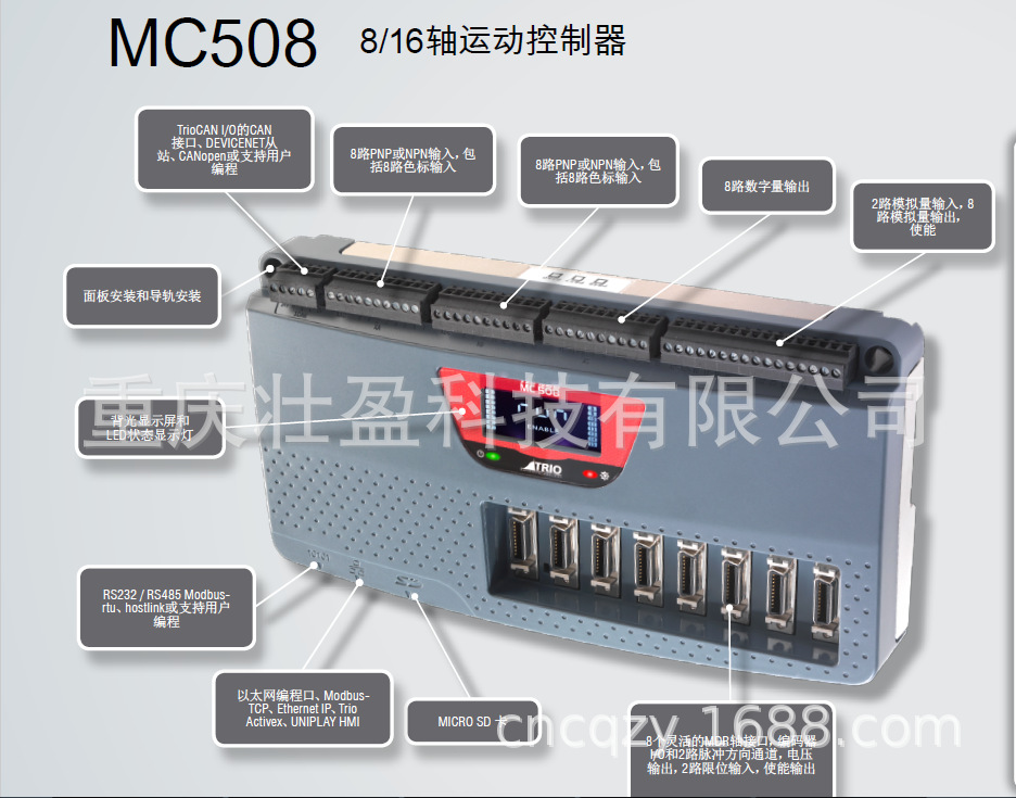 MC405 运动控制器 TRIOP826 翠欧P827-阿里巴巴