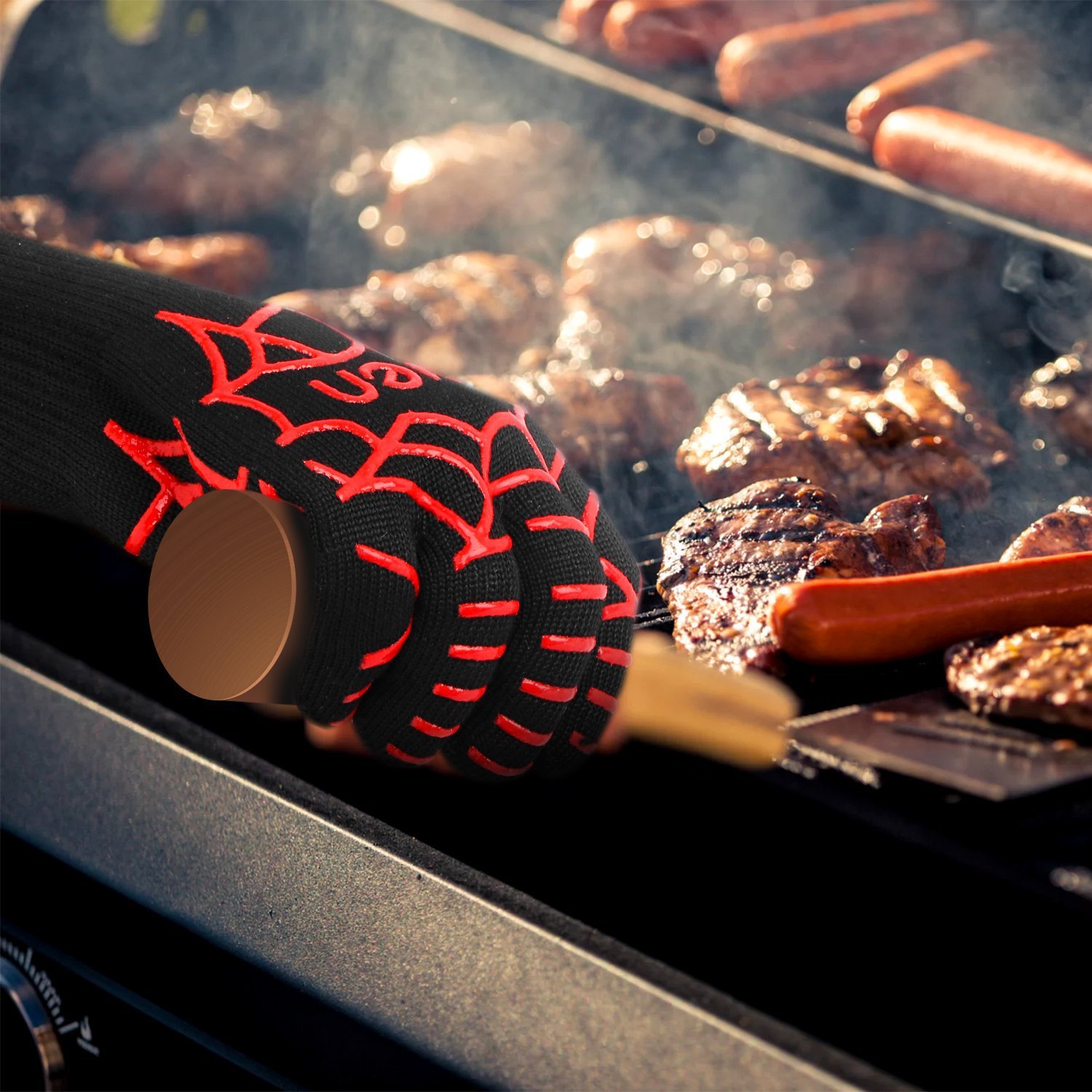 硅胶手套耐高温烤箱针织BBQ手套厂家直销隔热阻燃手套采购价格、怎么样、行情市场-CCEE选品中心