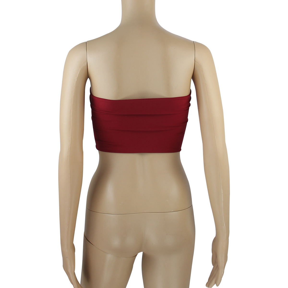 8203 Amazon wish new 2022 summer sexy lace up nightclub chest Wrap Top ...