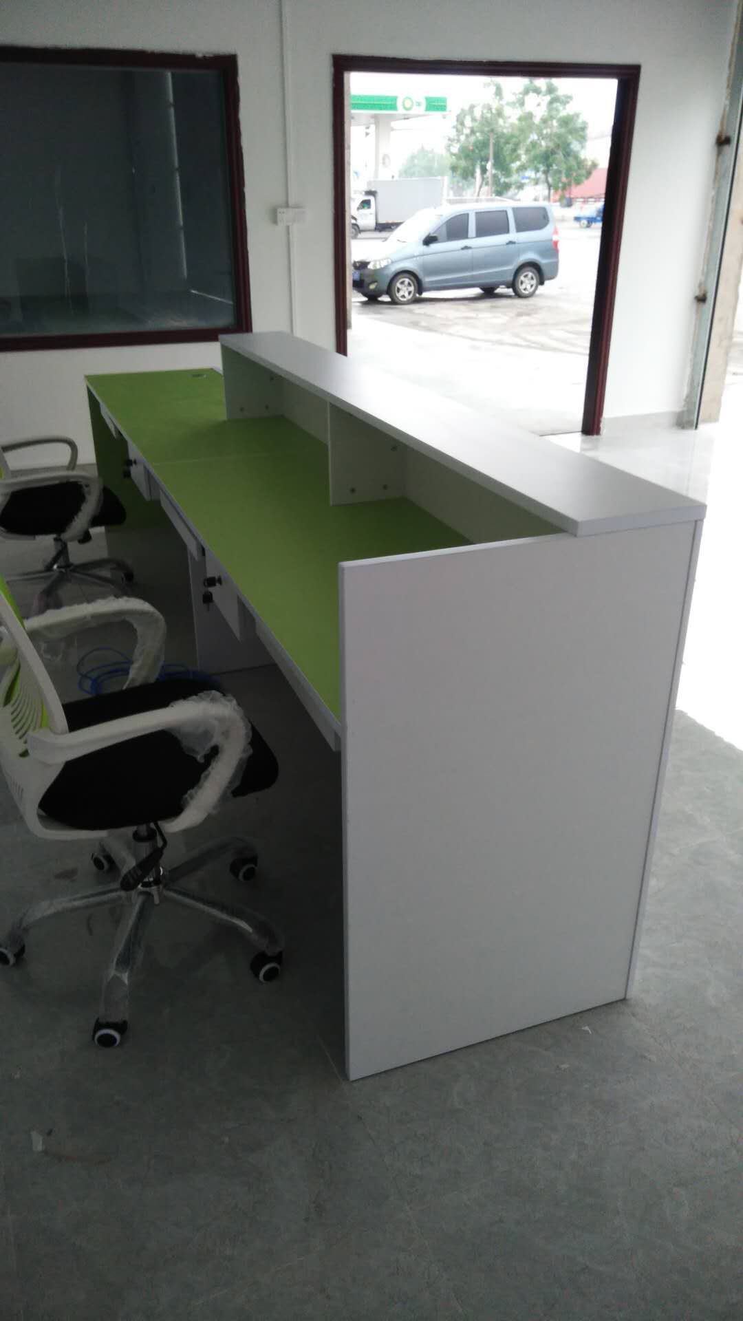 办公前台桌接待台 简约现代公司收银台转角服装店奶茶店吧台 批发-阿里巴巴