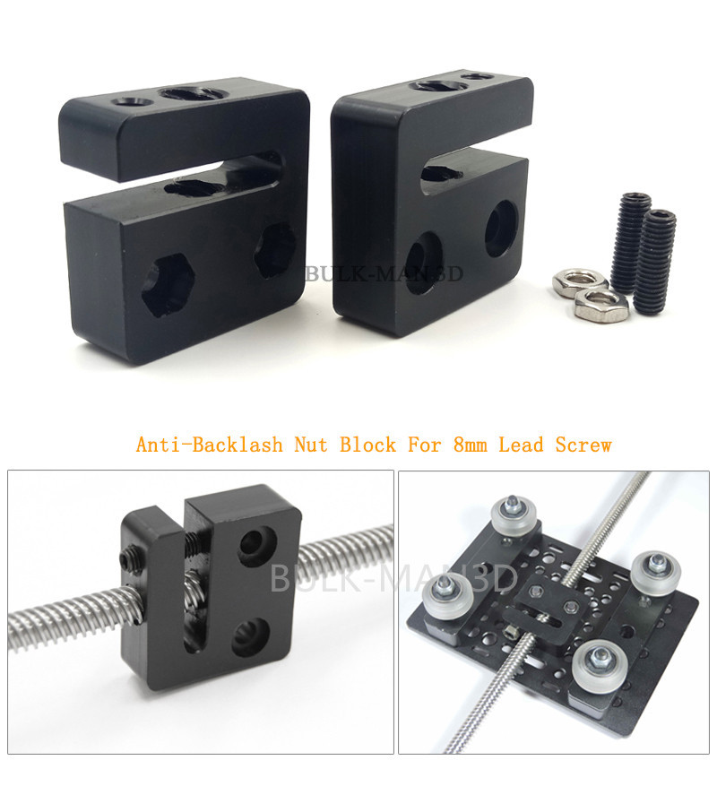 Openbuilds Anti-Backlash Nut Block For 8mm Lead Screw-阿里巴巴