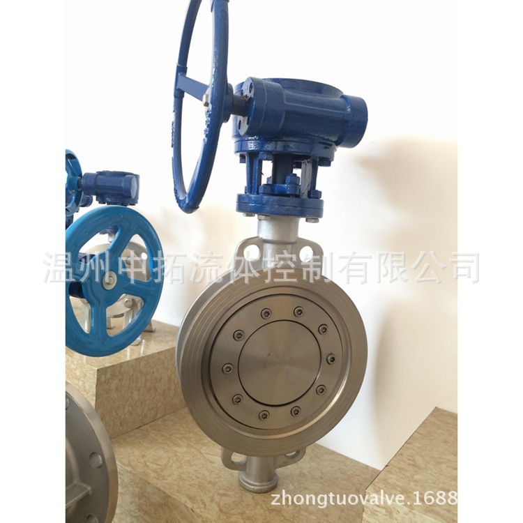 D373W-10P不锈钢对夹式蝶阀DN300低压全不锈钢304蜗轮蝶阀DN350-阿里巴巴
