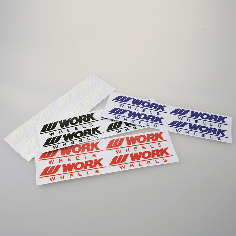 WORK改装轮毂贴 WORK WHEELS车轮轮毂汽车车贴立体透明个性贴纸-阿里巴巴