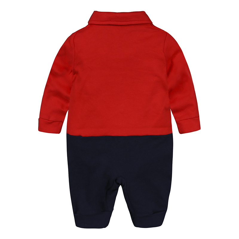 Spring and autumn baby long sleeve one piece newborn clothes 0-1 year ...