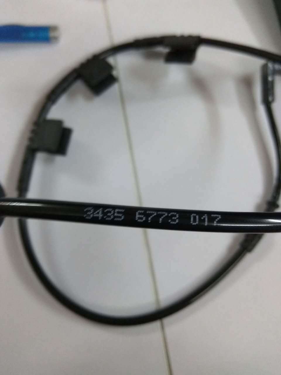 汽车配件 感应线刹车盘刹车片报警线 适用于宝马r55 34356773017-阿里巴巴