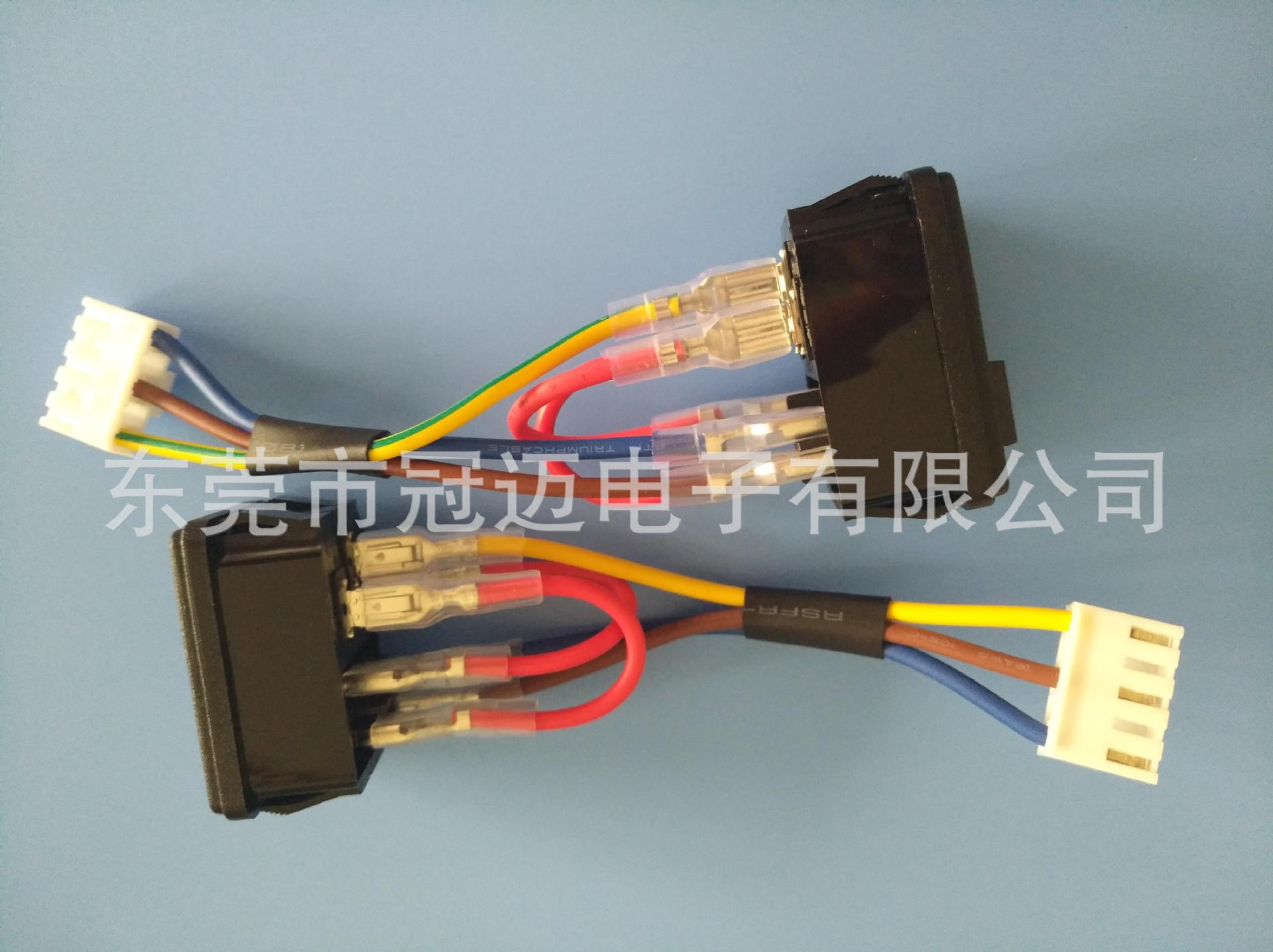 JR-101-1FSA 二合一插座 品字插座带开关 一体开关插座带线接线-阿里巴巴