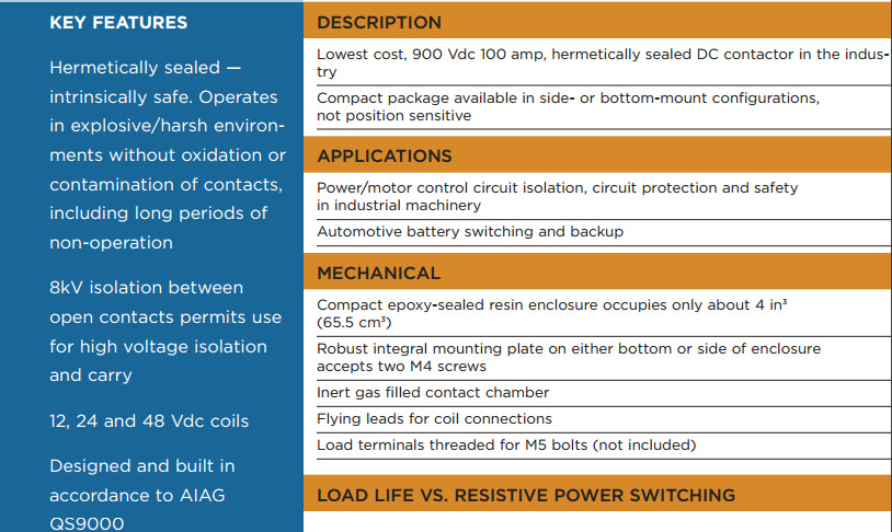 供应泰科TE高压直流接触器继电器 LEV100A5ANG批发零售繼電器-阿里巴巴