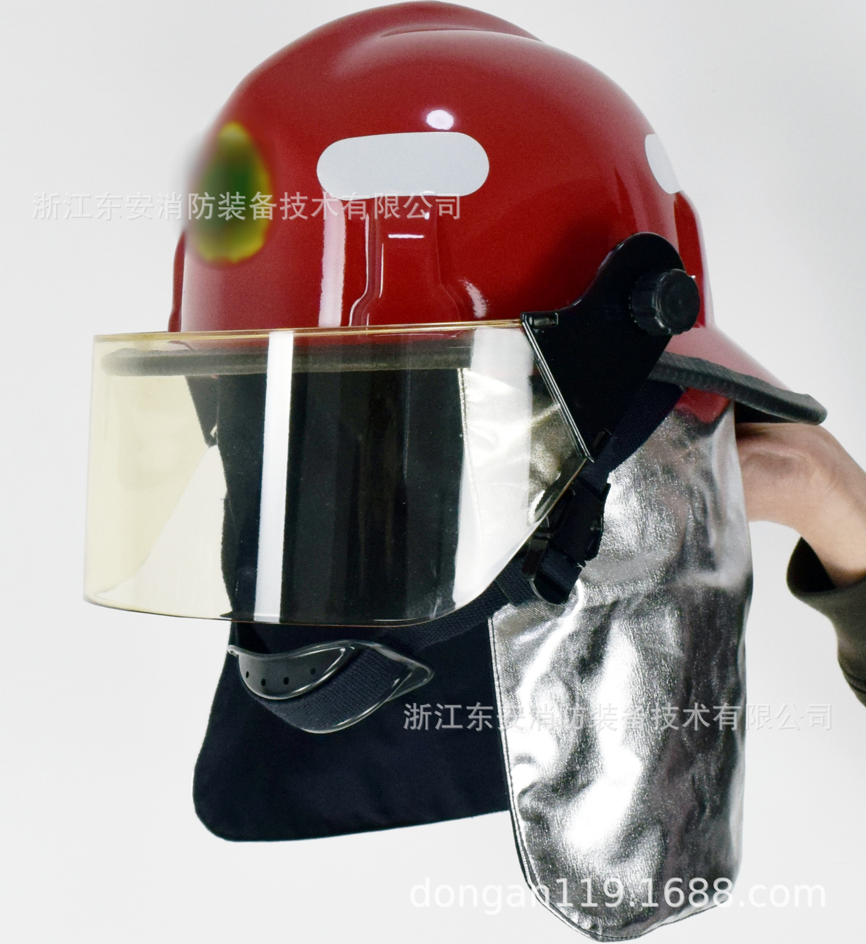 14款消防头盔消防认证防火头盔FTK B/A 美式半盔带检测报告3C-阿里巴巴
