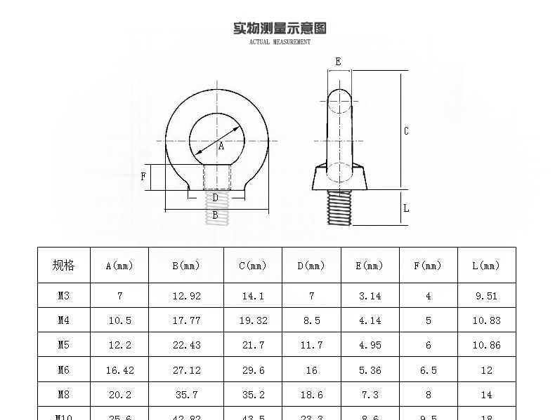 现货供应304不锈钢吊环螺丝 加长吊环螺栓圆环螺丝环形螺钉M3-M48-阿里巴巴