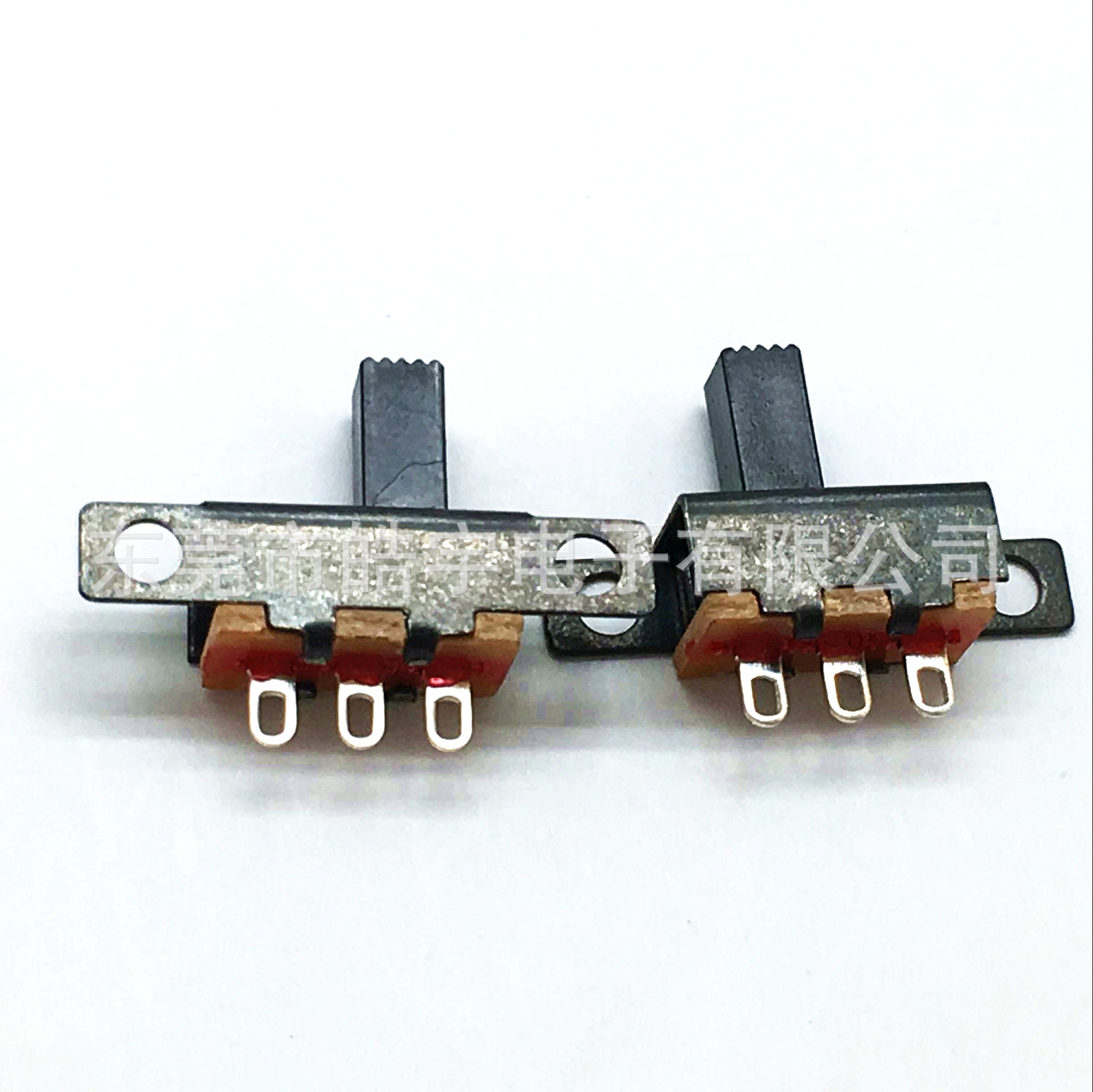 皓宇/弘皓SS-12F55铁壳带孔正拨3只脚两档滑动拨码拨动开关大电流-阿里巴巴