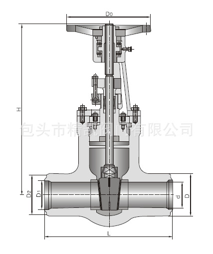Z61Y/Z60Y-160/200/250/320 对焊高温高压自密封电站闸阀 电站阀-阿里巴巴
