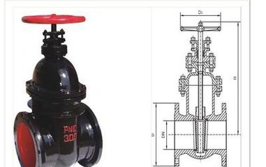 暗杆法兰软密封座封闸阀 Z45T-16Q 暗杆软密封球墨铸铁法兰闸阀-阿里巴巴