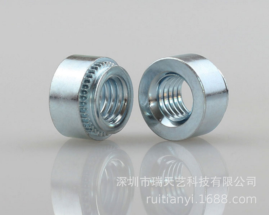 S-M6-1 S-M6-2 S-M6-1.87 CLS-M6-1.87 冷墩PEM标准压铆螺母-阿里巴巴
