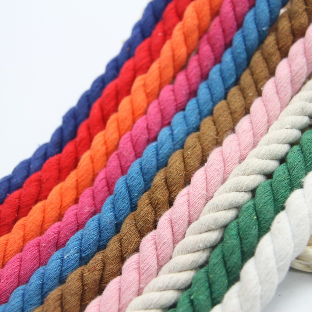 8mm15mm棉绳扭绳棉绳结diy三股彩色棉绳白色5mm3mm2mm8mm-阿里巴巴