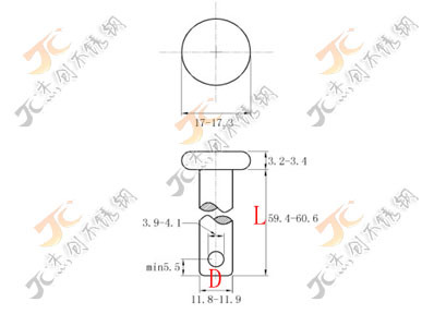 M12 304不锈钢销轴GB882 平头带孔圆柱销 插销 销钉 带孔销定位销-阿里巴巴