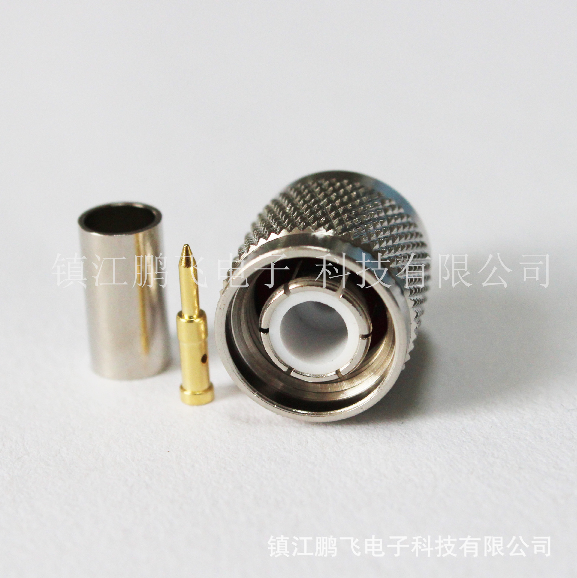 TNC-C-J3射频同轴连接器TNC公头铜连接器接RG5850-3电缆厂家供应-阿里巴巴