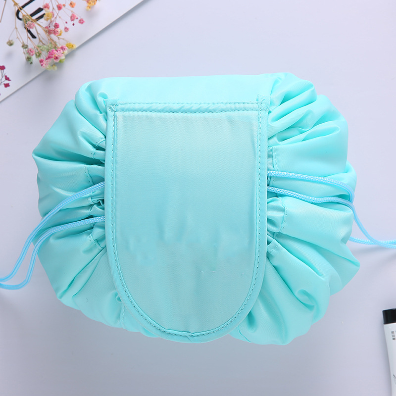 Portable Cosmetic Bag Drawstring Storage Travel Pouch Large Capacity ...