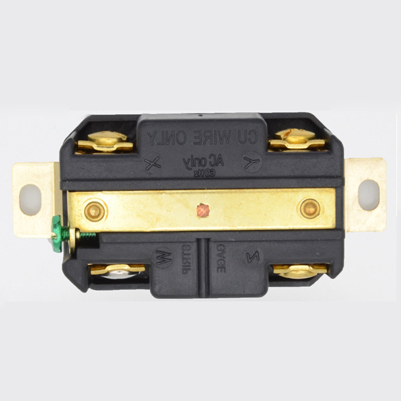 翼德NEMA L22-30R美标美规大功率插座30A美国美式防松防脱落五孔-阿里巴巴