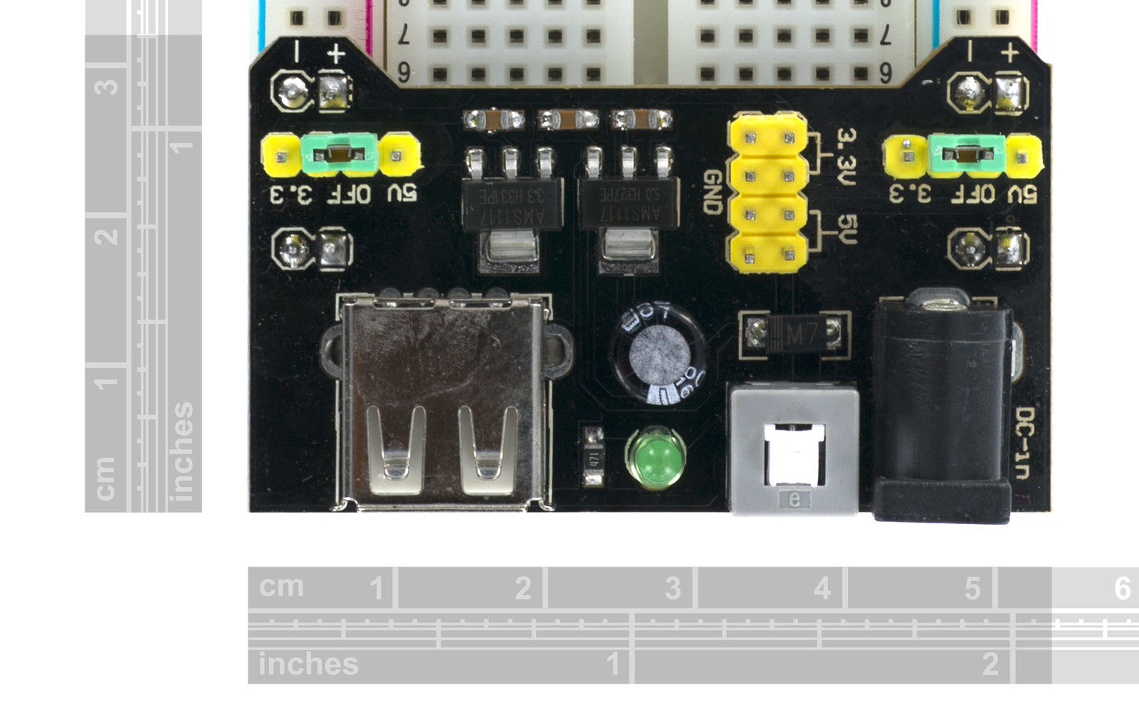 MB102面包板电源模块3.3V/5V-阿里巴巴