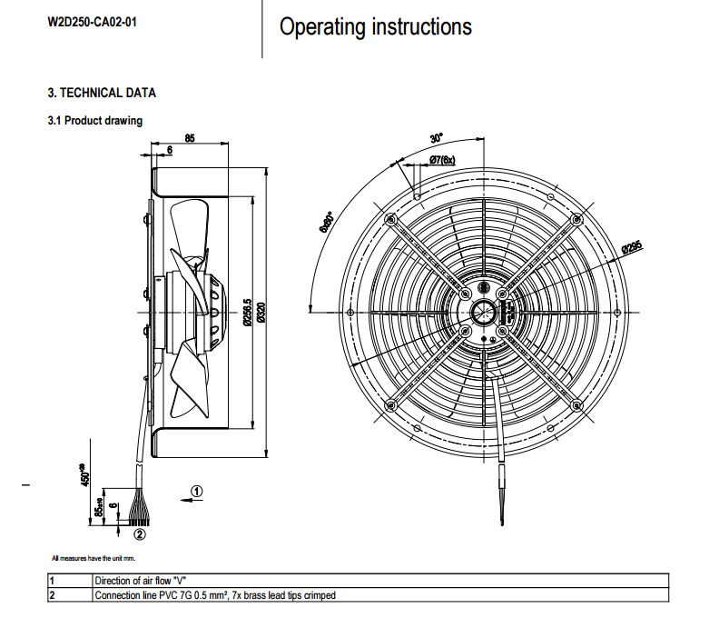 W1G200-HH01-52 轴流风机W1G200-HH01-52现货ebmpapst-冷风机-仪表网