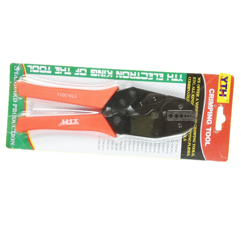 YTH-301J 压线钳 端子压线钳 YO裸端子压线钳 压端子钳 扁嘴钳-阿里巴巴